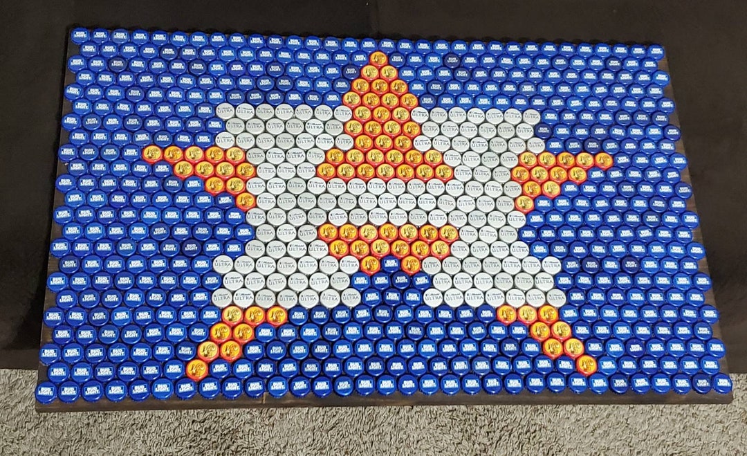 Houston Astros Beer Bottle Cap Art - Etsy