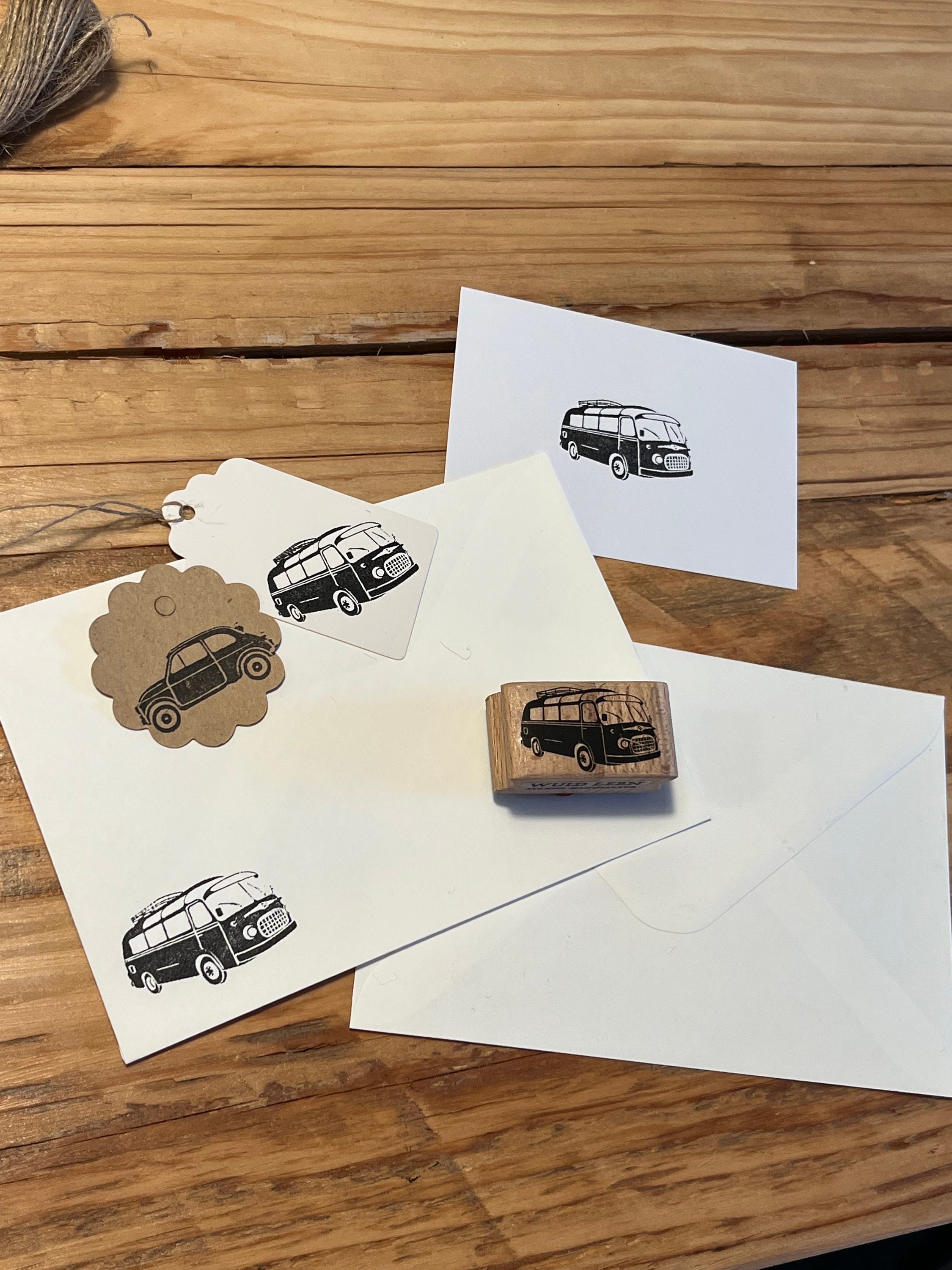 Stamp VW Bus, Bulli, Campervan, Camper, Vehicle, Car, Print, Paper ...
