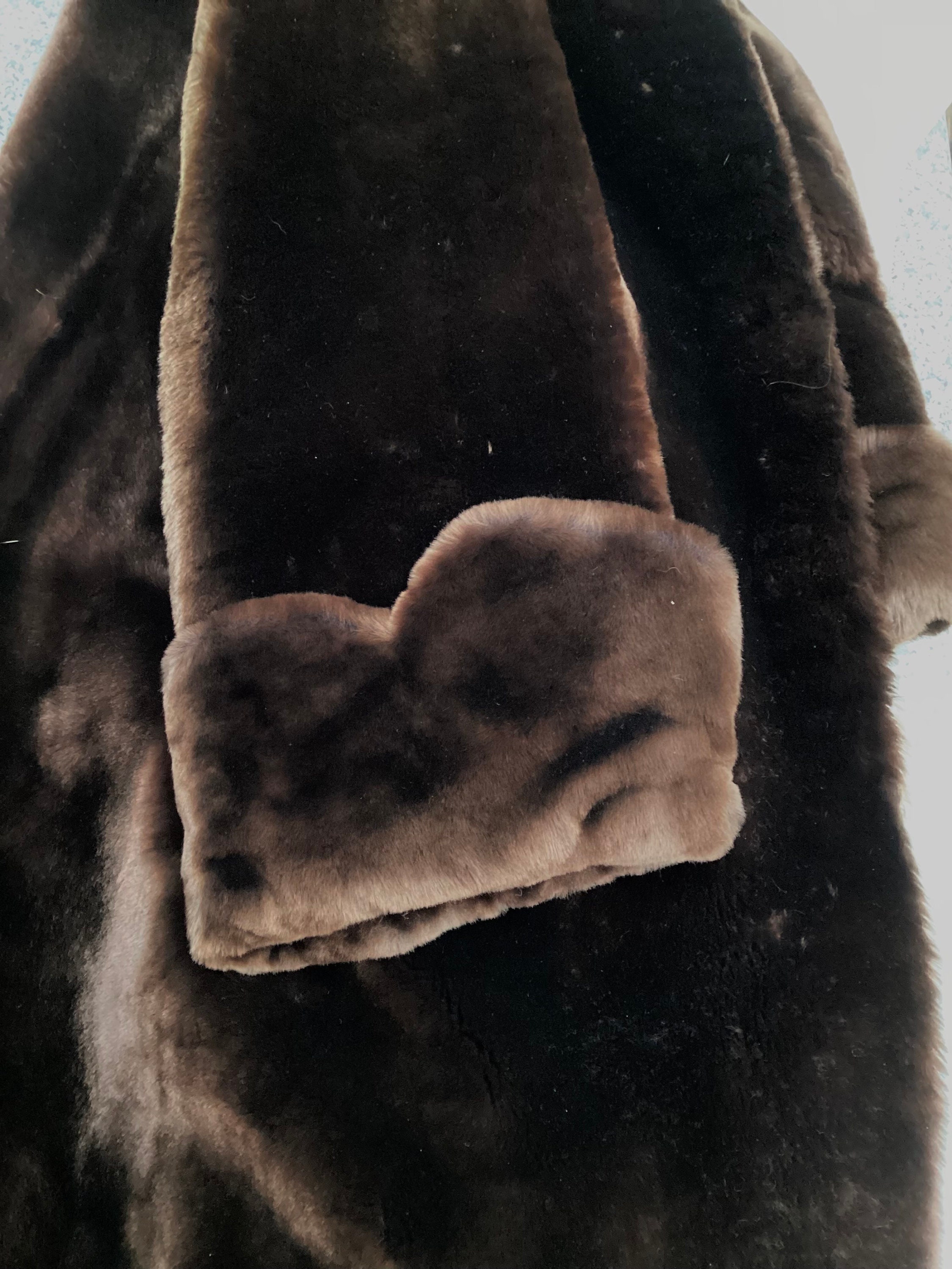 Vintage 1950s Mouton Beaver Lamb Rockabilly 50s Pannofix Polished ...