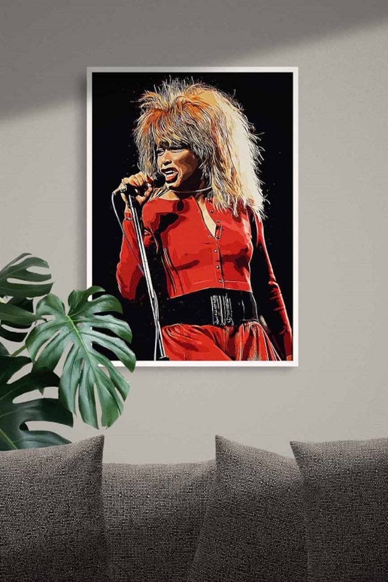 Tina Turner Canvas Print, Poster, Tina Turner Canvas Ready to Hang Wall ...