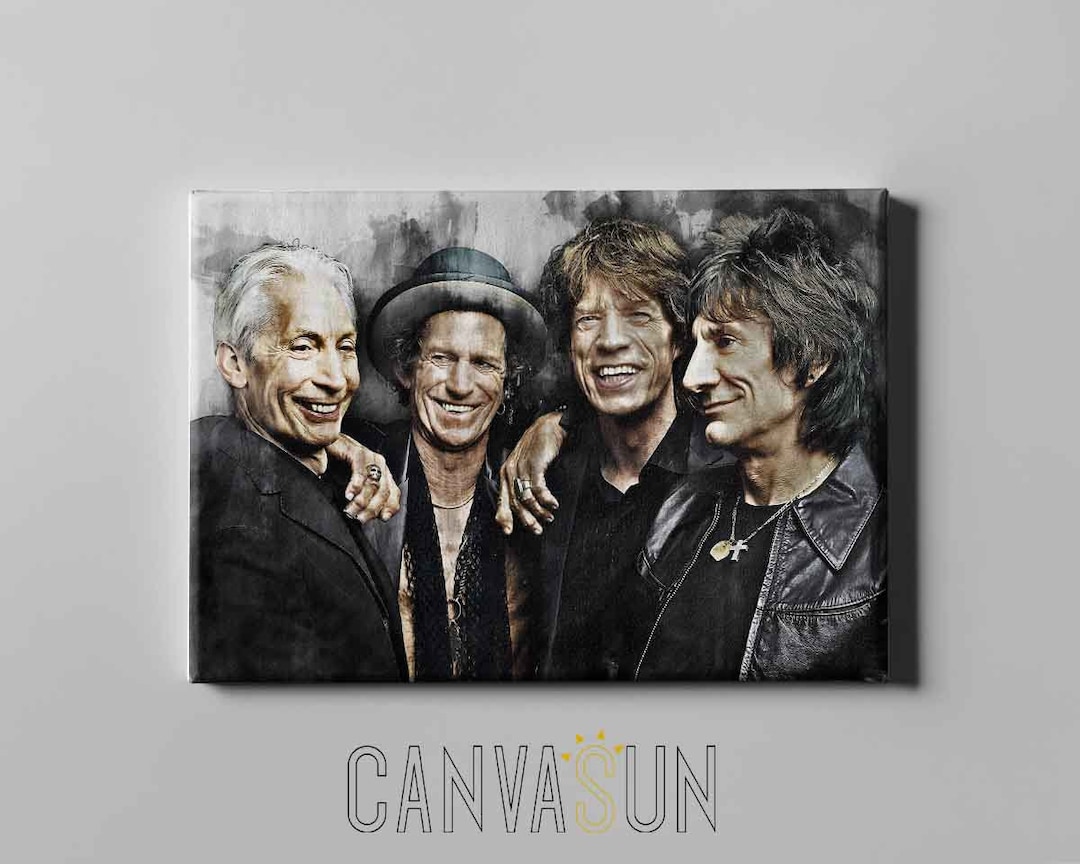 The Rolling Stones Canvas Print, Poster the Rolling Stones Canvas Wall ...