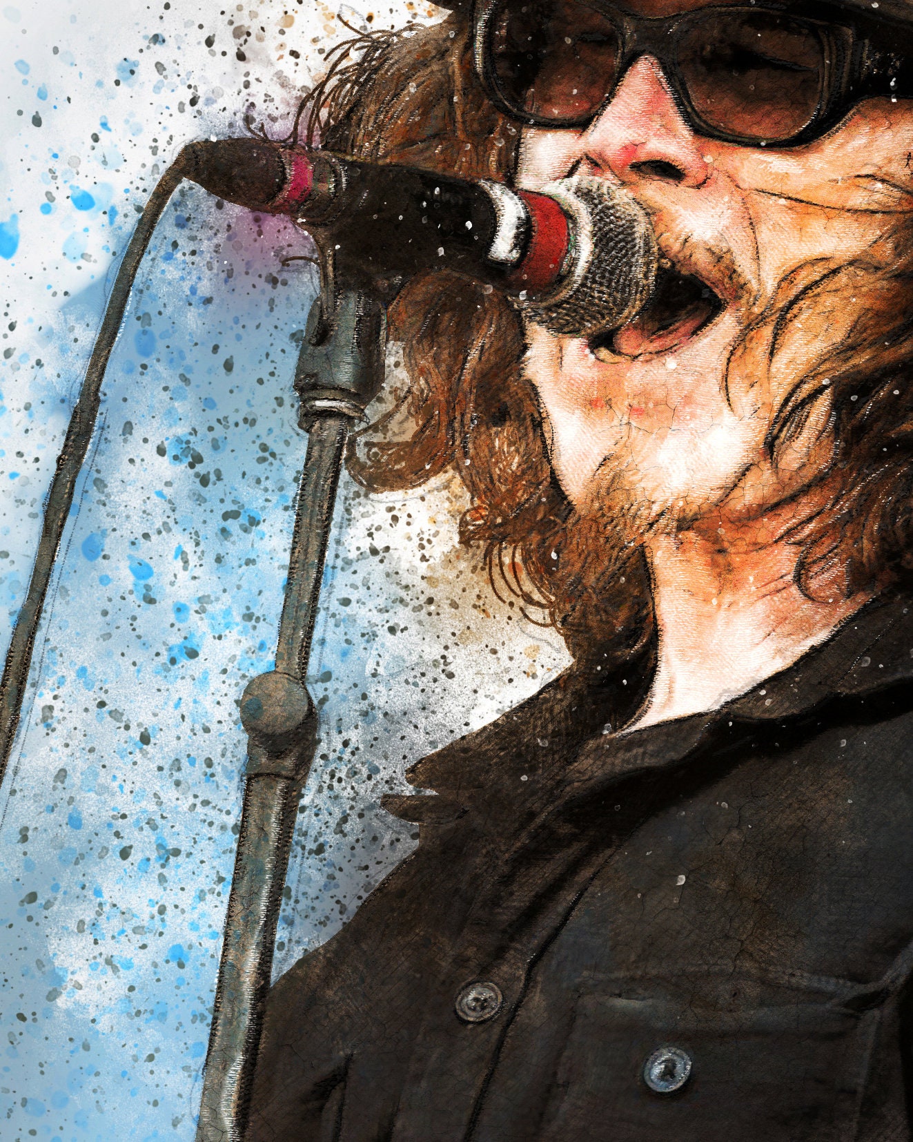 Mark Lanegan Canvas Print, Poster Mark Lanegan Canvas Ready to Hang ...