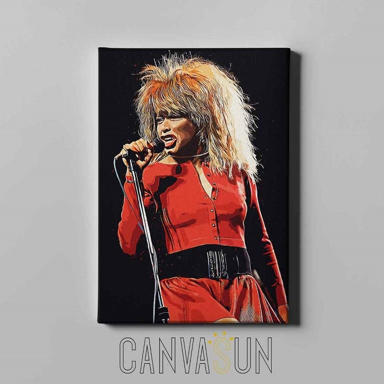 Tina Turner Canvas Print, Poster, Tina Turner Canvas Ready to Hang Wall ...