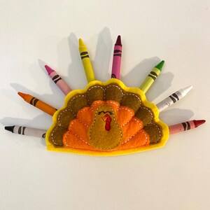 Thanksgiving Turkey Crayon Holder - Etsy