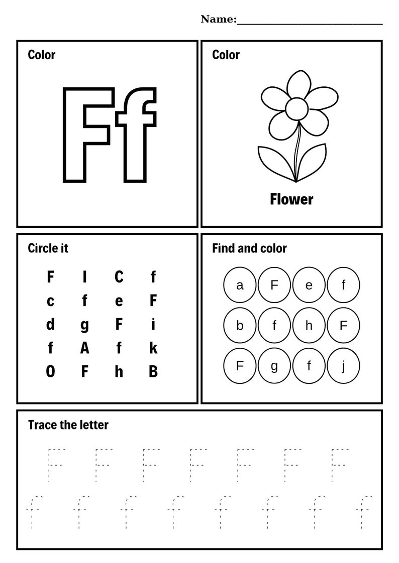 26 Printable Alphabet Worksheets. Coloring Pages. Circle It. Find and ...