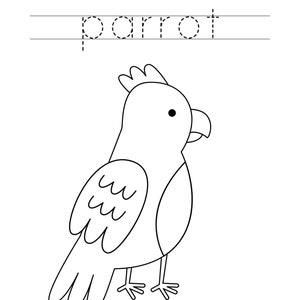 Writing Practice and Coloring for Kids. Coloring 40 Pages. Kids ...