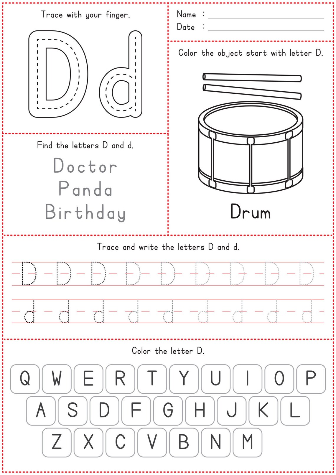 26 Pages Alphabet Learning for Children. Back to School. Coloring and ...
