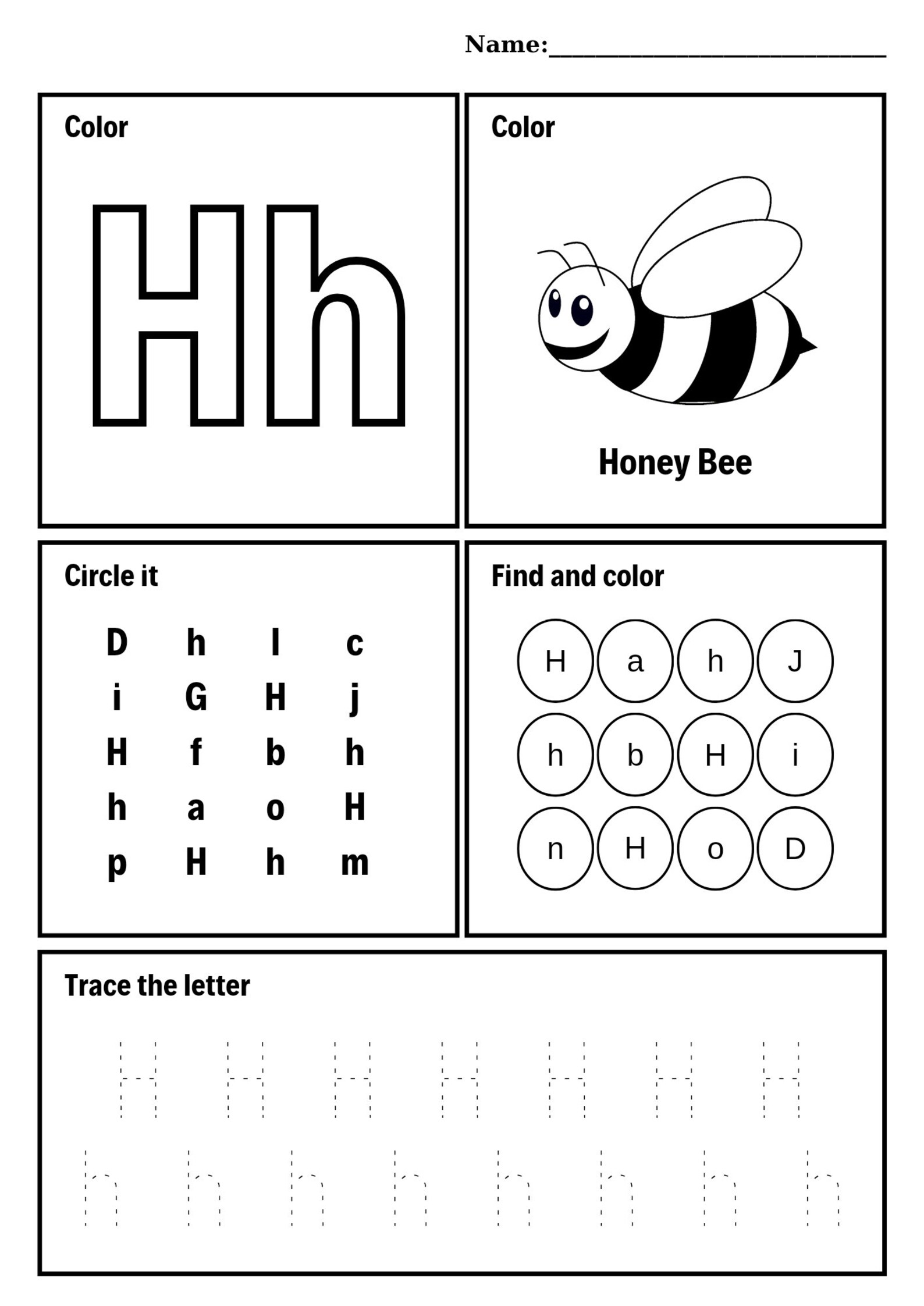26 Printable Alphabet Worksheets. Coloring Pages. Circle It. Find and ...