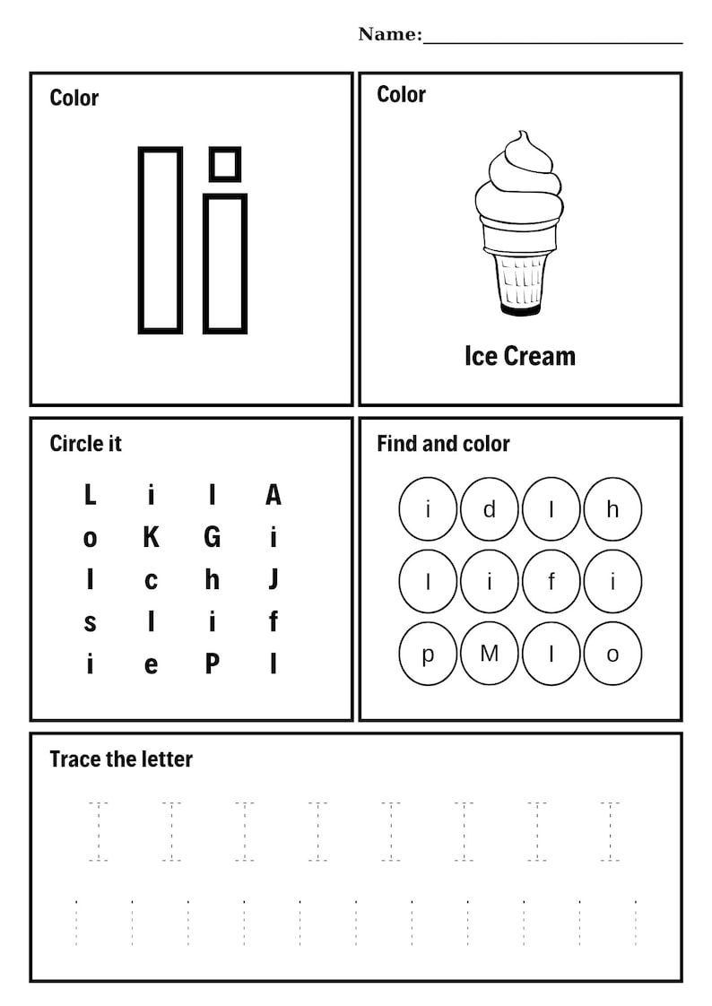 26 Printable Alphabet Worksheets. Coloring Pages. Circle It. Find and ...