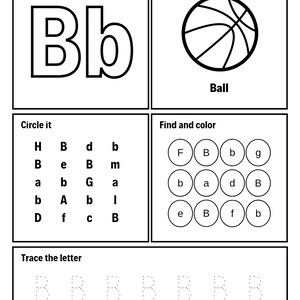 26 Printable Alphabet Worksheets. Coloring Pages. Circle It. Find and ...