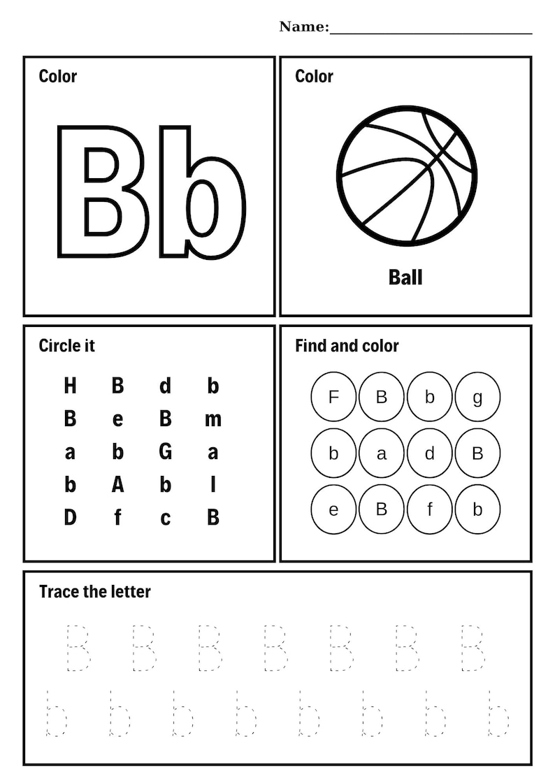 26 Printable Alphabet Worksheets. Coloring Pages. Circle It. Find and ...