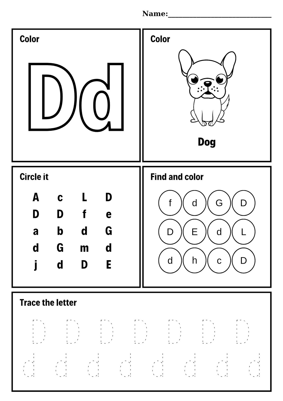 26 Printable Alphabet Worksheets. Coloring Pages. Circle It. Find and ...