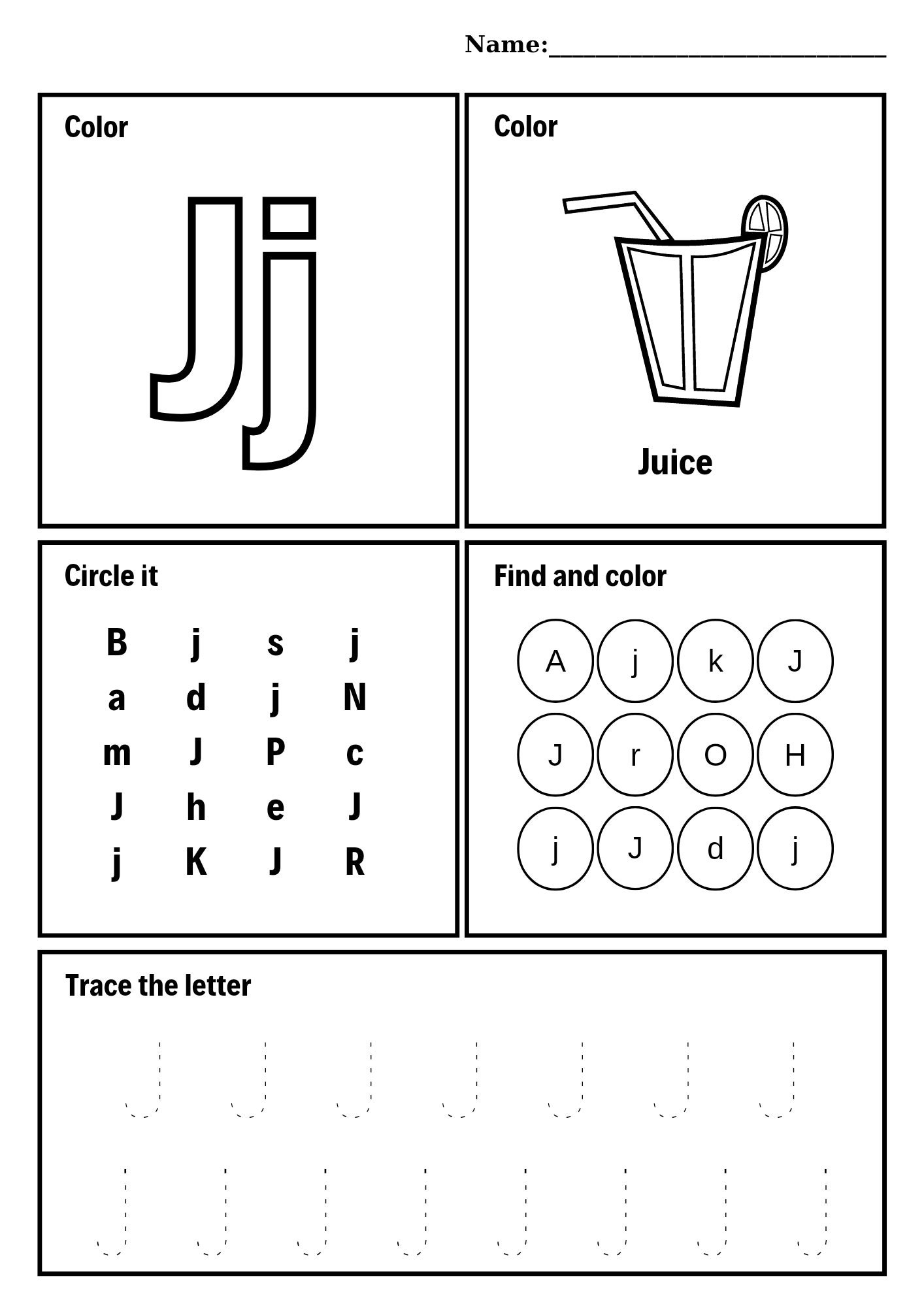 26 Printable Alphabet Worksheets. Coloring Pages. Circle It. Find and ...