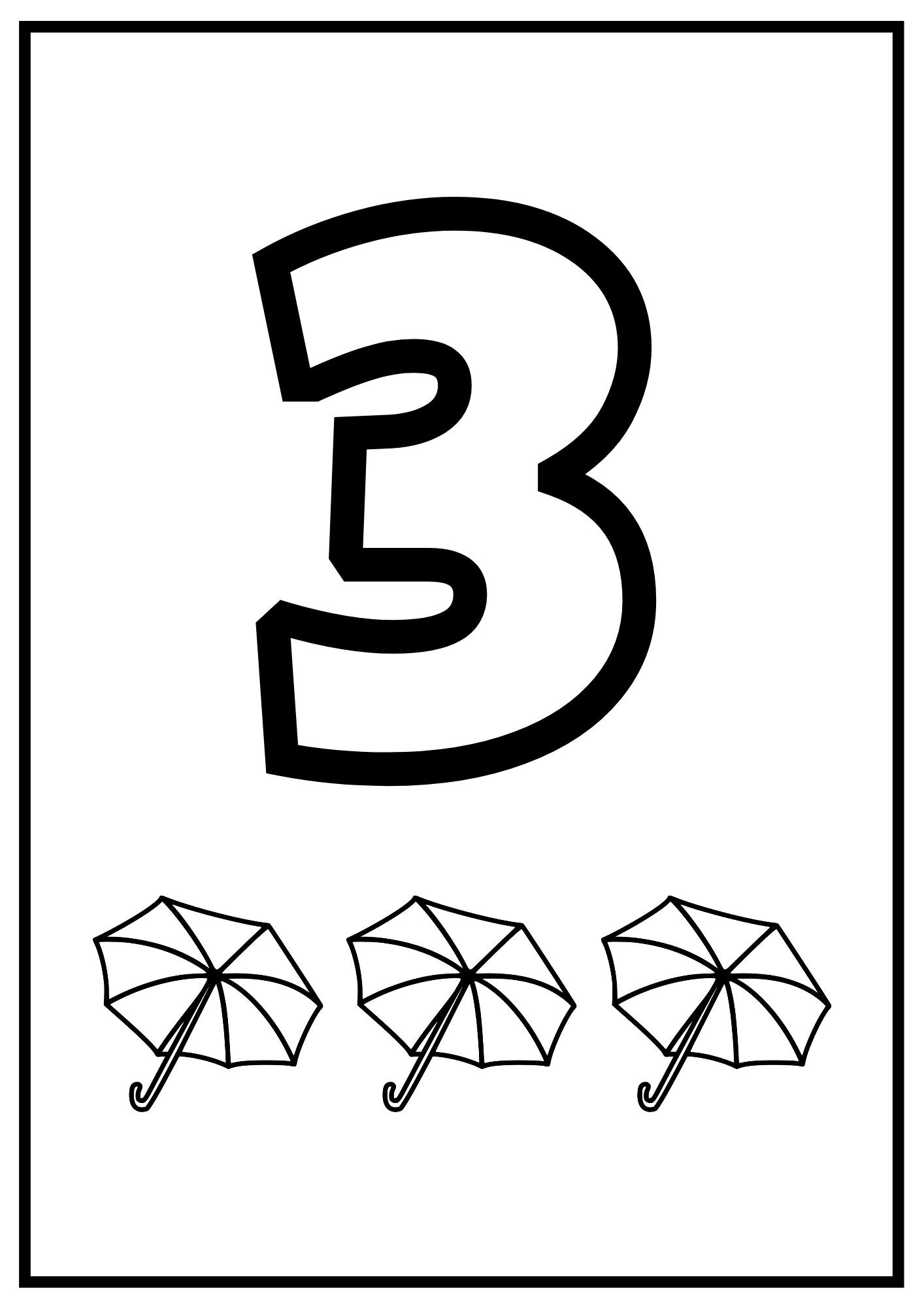 Number and Picture Coloring. 10 Pages Printable. - Etsy