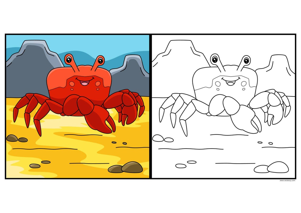 Animals Coloring for Kids 100 Pages PDF Download - Etsy