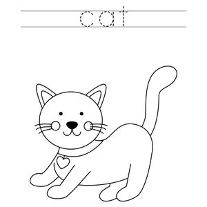 Writing Practice and Coloring for Kids. Coloring 40 Pages. Kids ...