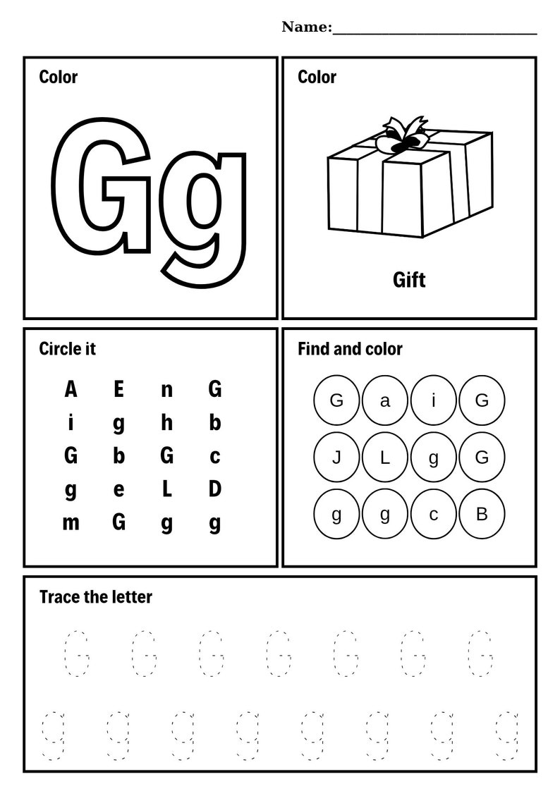 26 Printable Alphabet Worksheets. Coloring Pages. Circle It. Find and ...