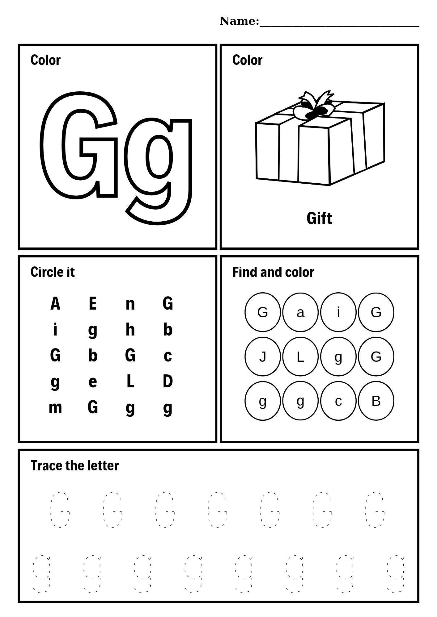 26 Printable Alphabet Worksheets. Coloring Pages. Circle It. Find and ...