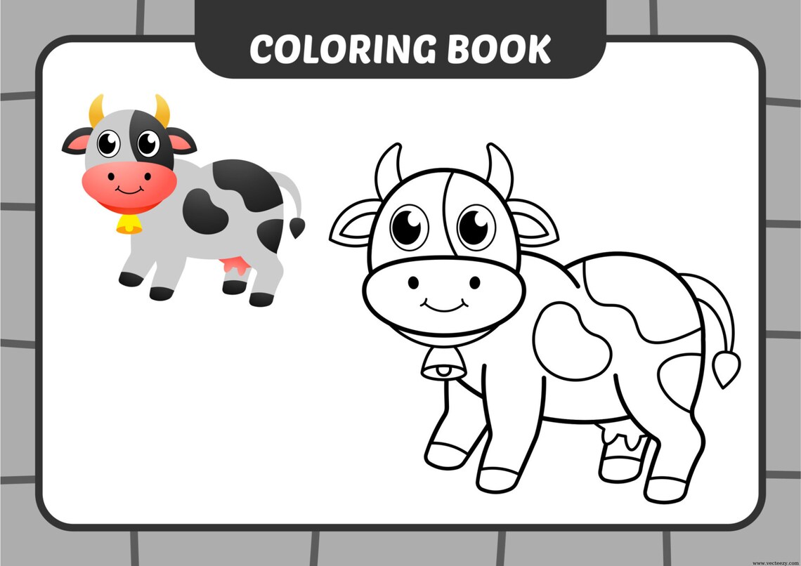 Coloring Book 32 Pages. Printable Worksheets. Kids Activities. - Etsy