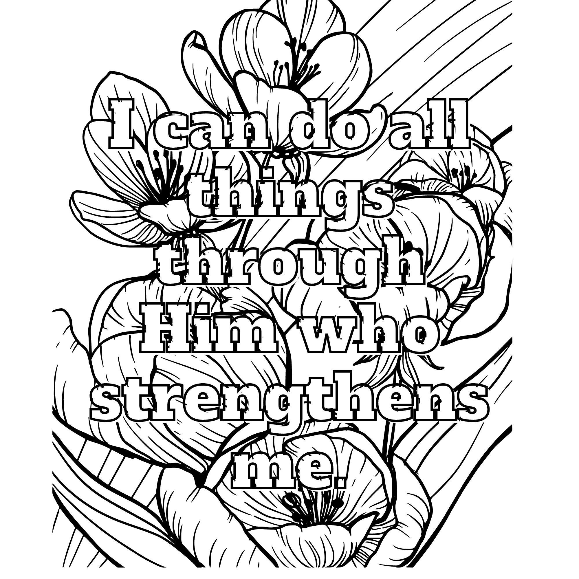 Bible Verse Coloring Pages by Faith Creations: Inspirational Adult ...
