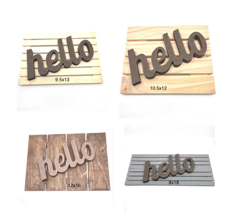 Hello Word Cutout - MDF - Etsy