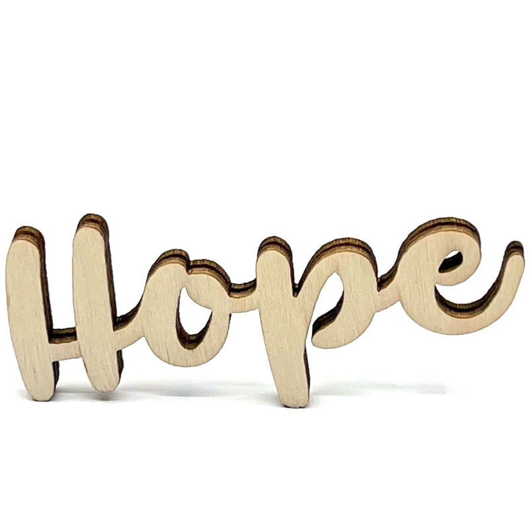 Hope Wood Cutout-small - Etsy