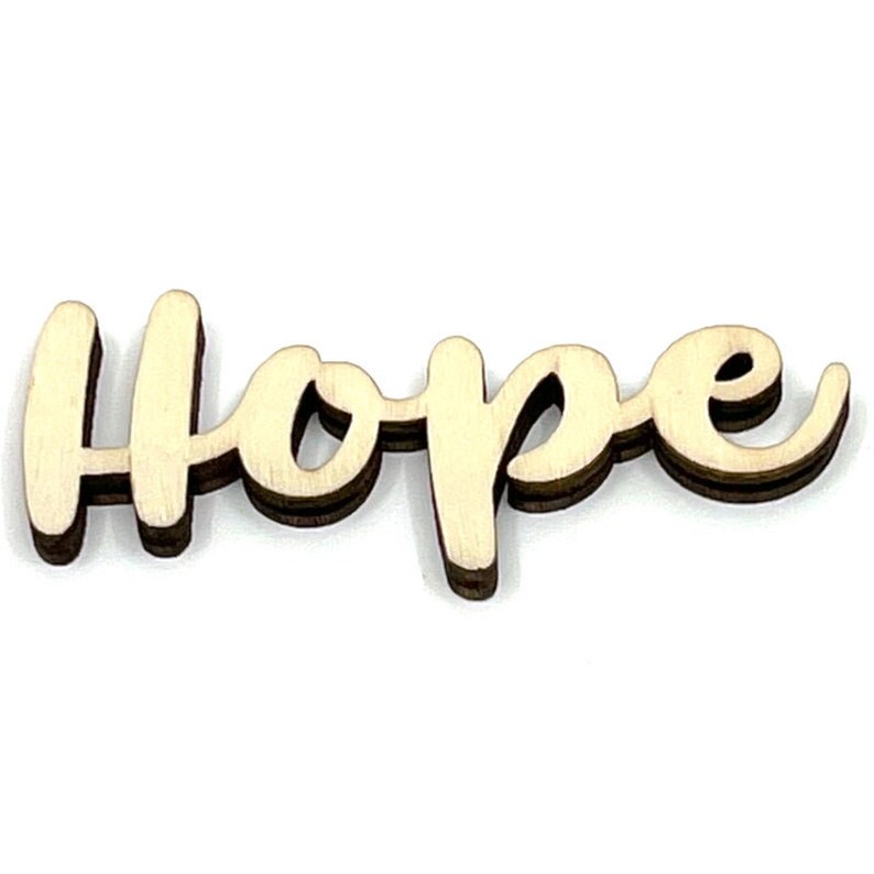 Hope Wood Cutout-small - Etsy