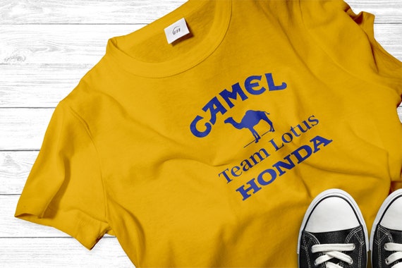 T-shirt Vintage F1 Camel Lotus Racing Team Formula One Adult - Etsy