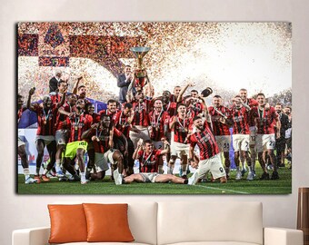 Ac Milan Art Poster - Etsy