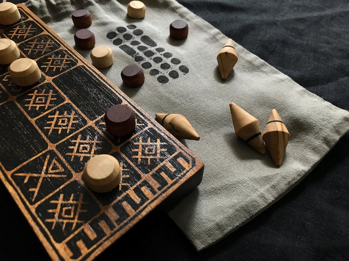 Handmade Royal Game of Ur Classic Ancient Board Game With Custom Design ...