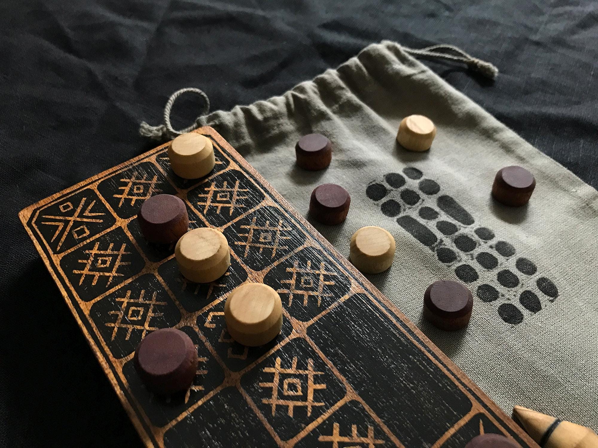 Handmade Royal Game of Ur Classic Ancient Board Game With Custom Design ...