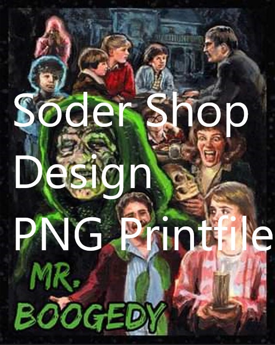 Mr Boogedy Print File. Digital PNG Image - Etsy