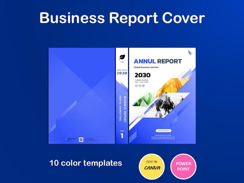 Modern Portfolio Cover , Business Binder Cover ,professional Report ...