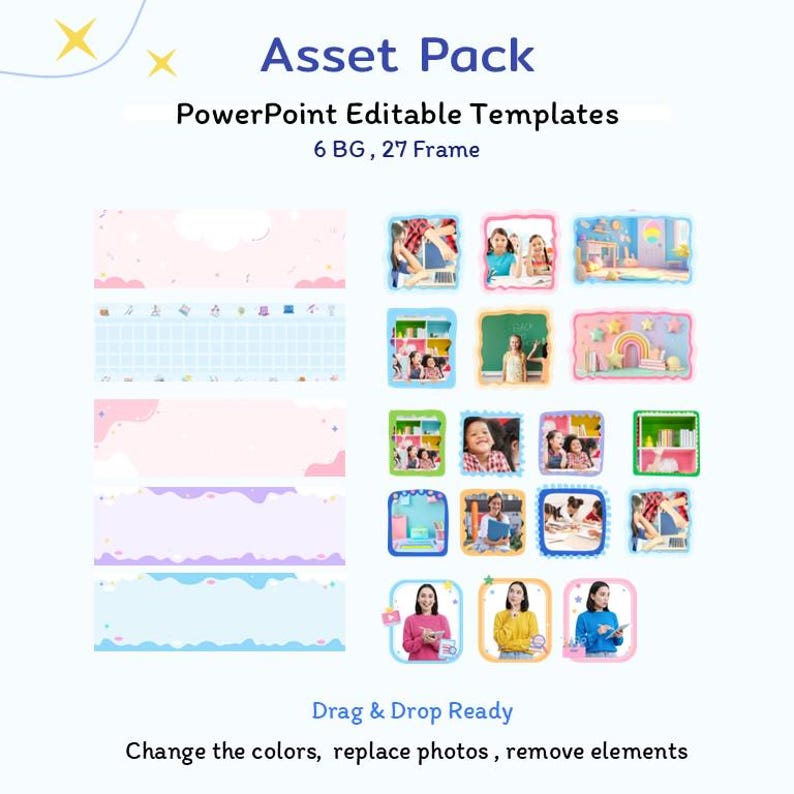 Google Sites Classroom Website Template | Modern Pastel Teacher Hub ...