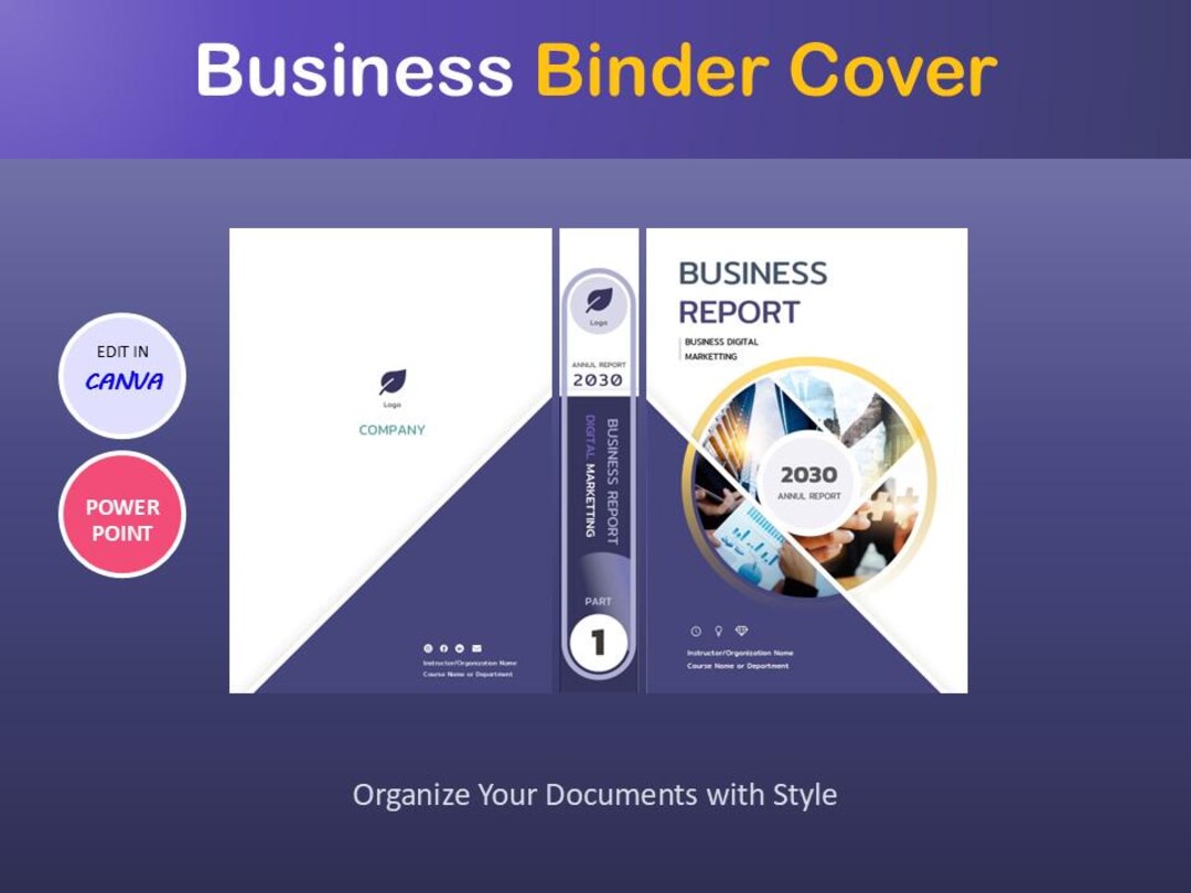 Modern Portfolio Cover , Business Binder Cover ,professional Report ...