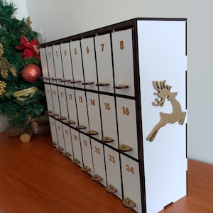 Christmas Advent Calendar / Christmas Countdown Calendar (wood) - Etsy