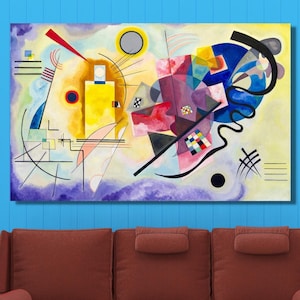 Wassily Kandinsky Yellow Red Blue (1925) Canvas Gallery Exhibition ...