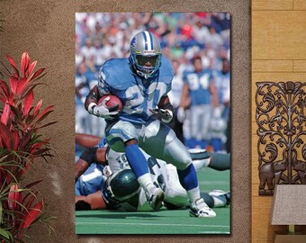 Barry Sanders Poster - Etsy