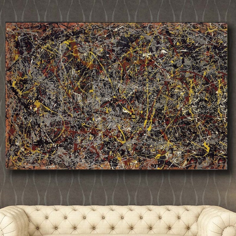 Jackson Pollock No 5 Poster - Etsy