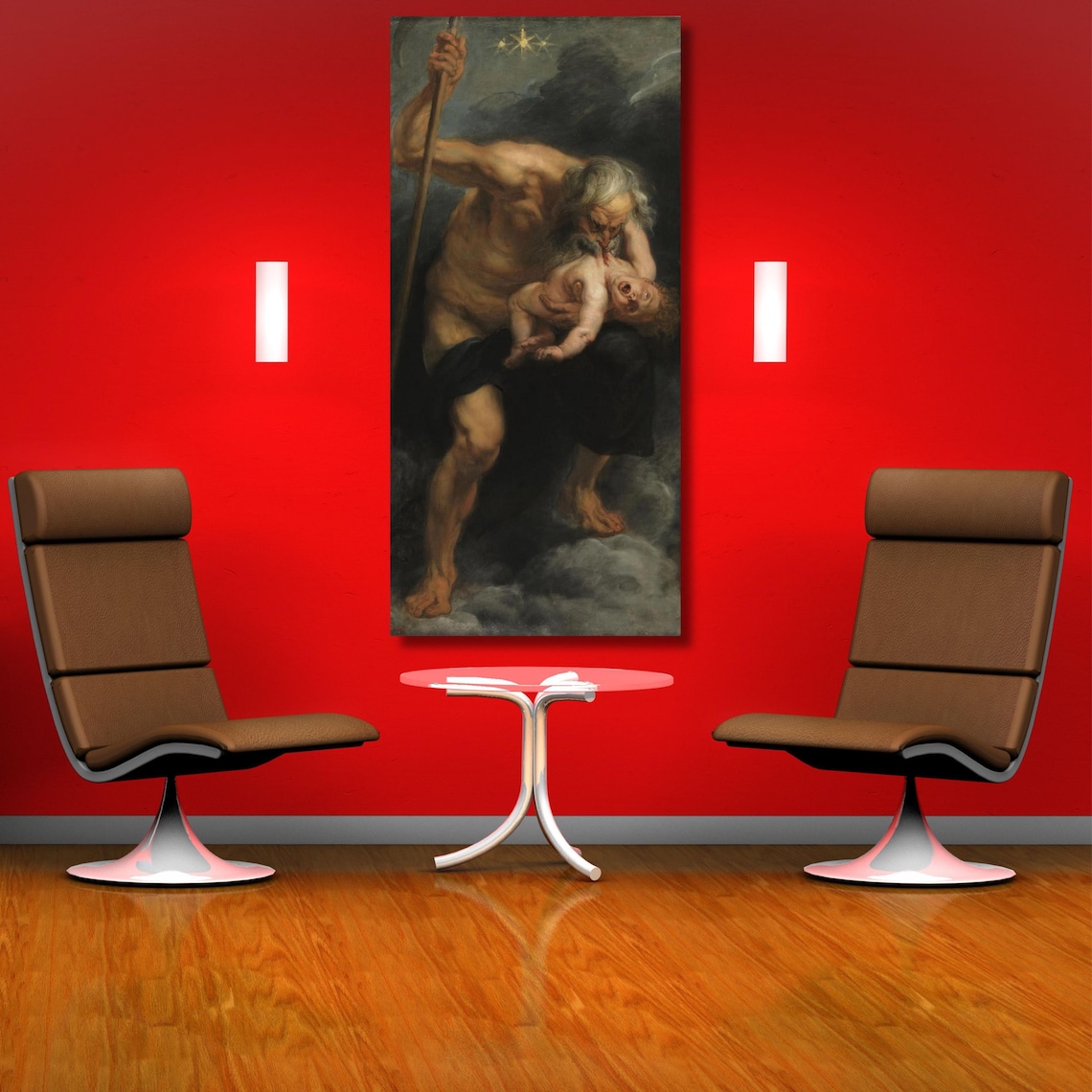 Saturn Devouring His Son by Peter Paul Rubens (1636) Canvas Decor Ready ...