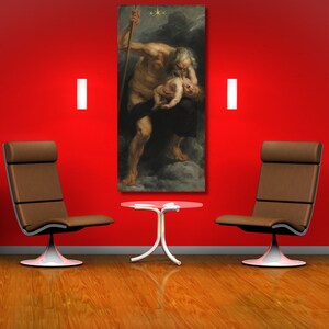 Saturn Devouring His Son by Peter Paul Rubens (1636) Canvas Decor Ready ...