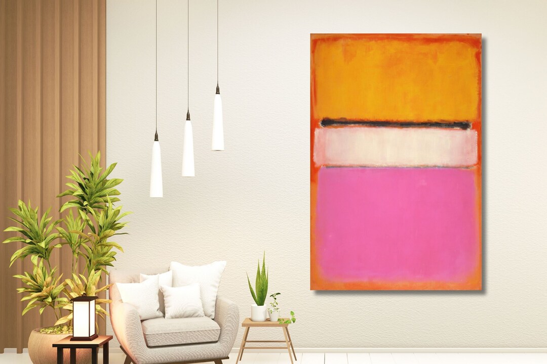 Mark Rothko White Center Wall Art Rothko 1950 Reproduction Rothko Print ...