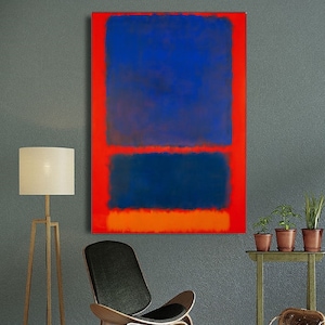 Mark Rothko Reproduction Blue Orange and Red Mark Rothko 1961 Mark ...