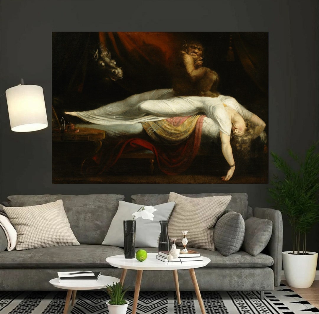 Henry Fuseli the Nightmare (1781) Canvas Wall Art Henry Fuseli ...