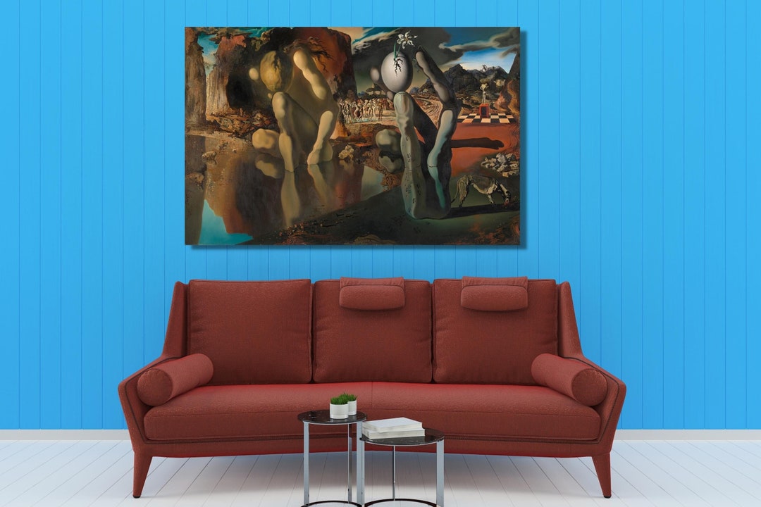 Salvador Dalí Metamorphosis of Narcissus 1937 Canvas Gallery - Etsy