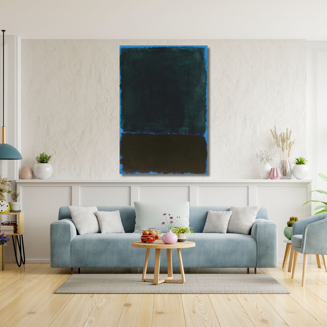 Mark Rothko Canvas Wall Art Rothko Blue on Green Reproduction Rothko ...