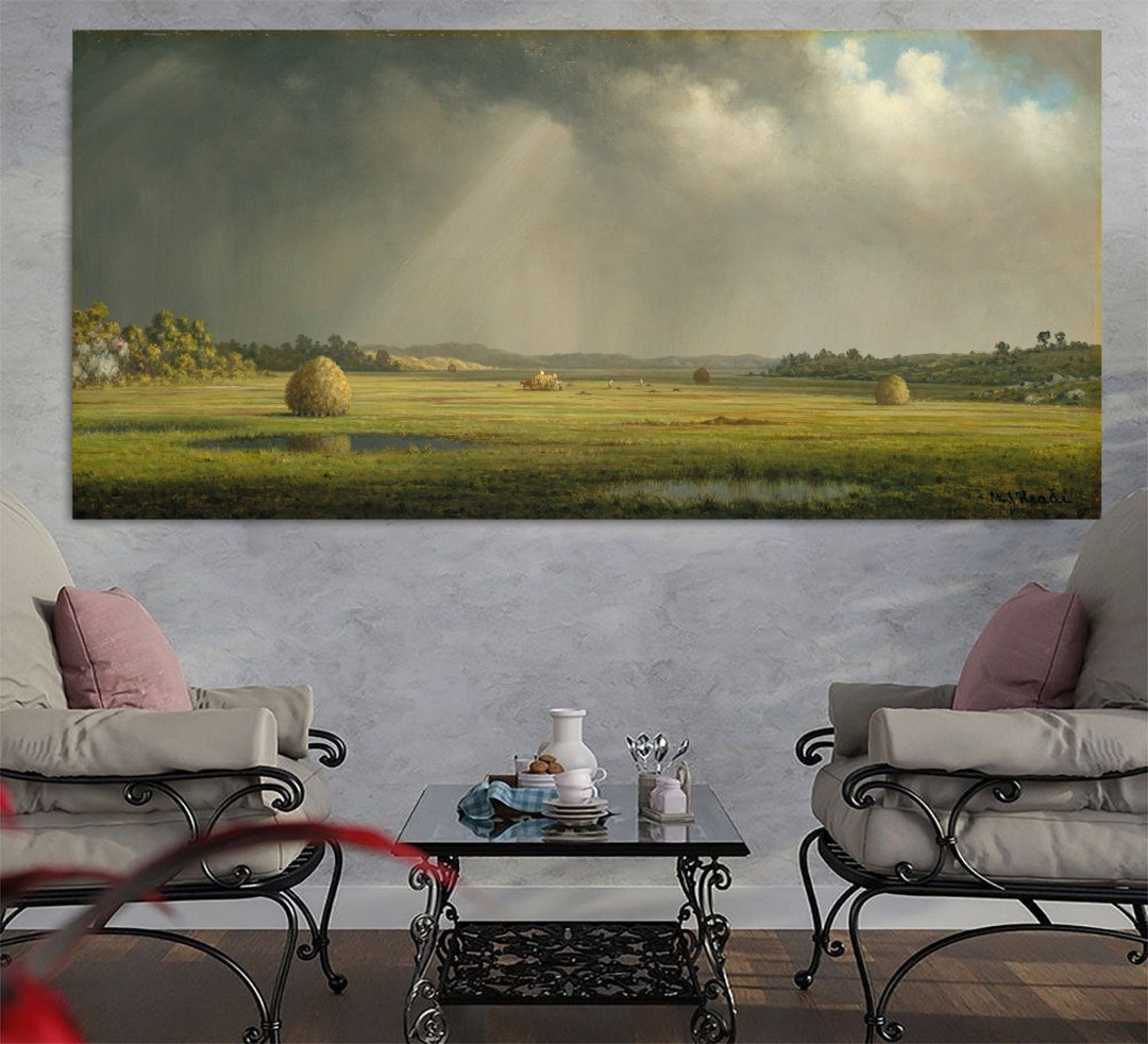Martin Johnson Canvas Wall Arts,newburyport Meadows by Martin Johnson ...