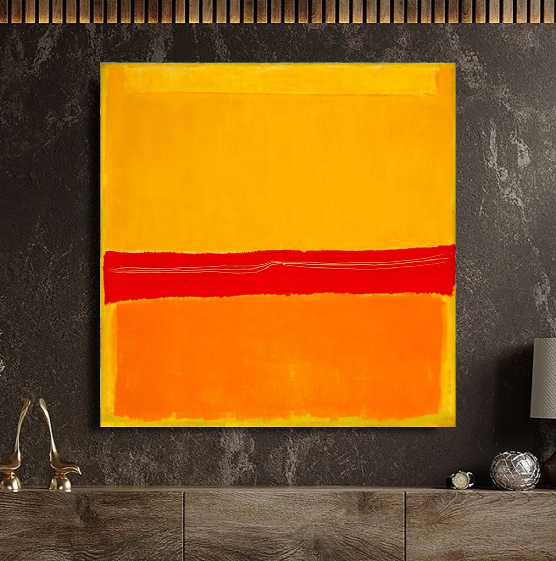 Mark Rothko CANVAS Wall Art Rothko Reproduction Mark Rothko Print Mark ...