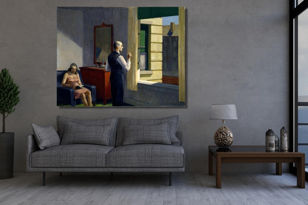 Edward Hopper Canvas Wall Art Office in a Small City Art Museum ...