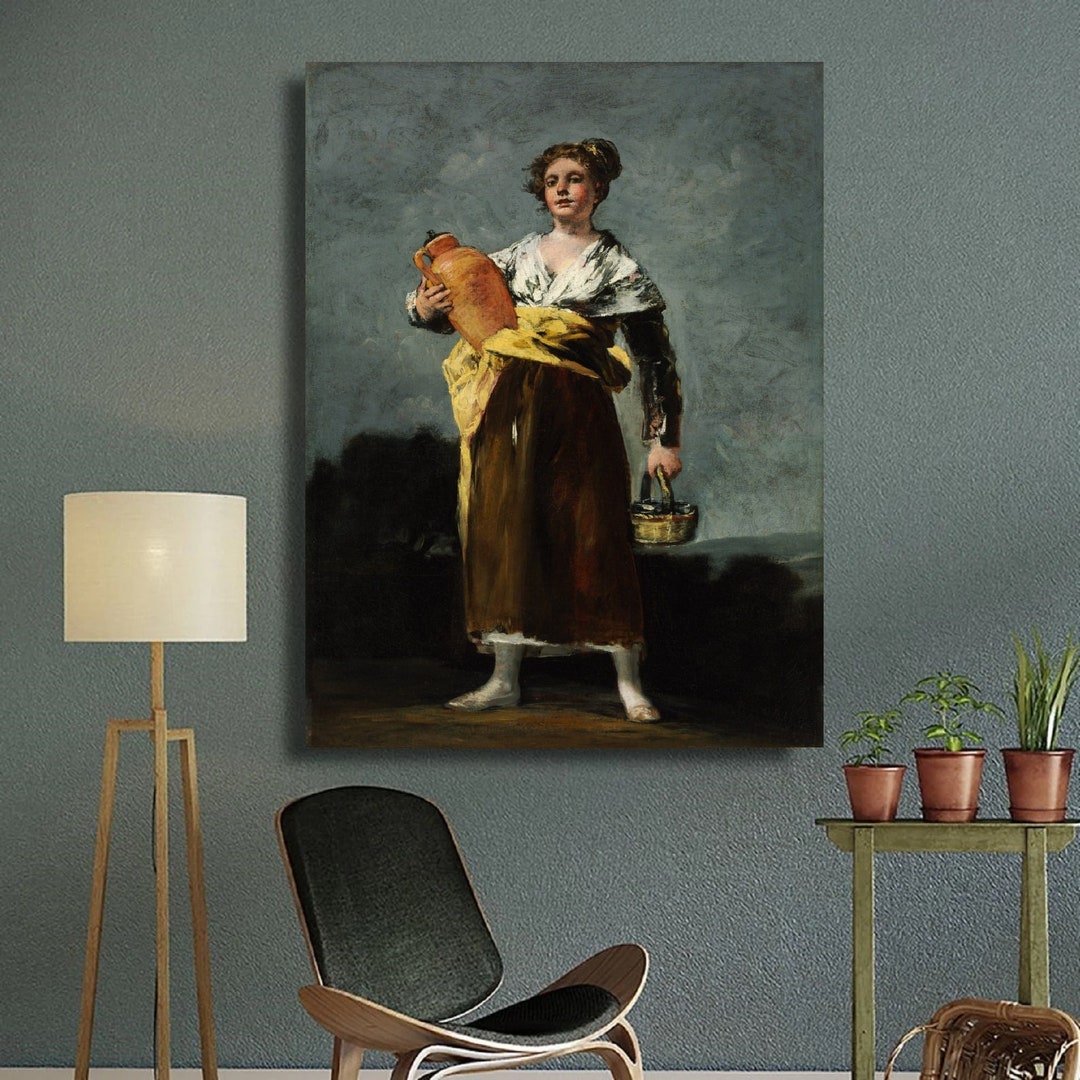 Francisco De Goya Lucientes Canvas Wall Art the Water Carrier Modern ...